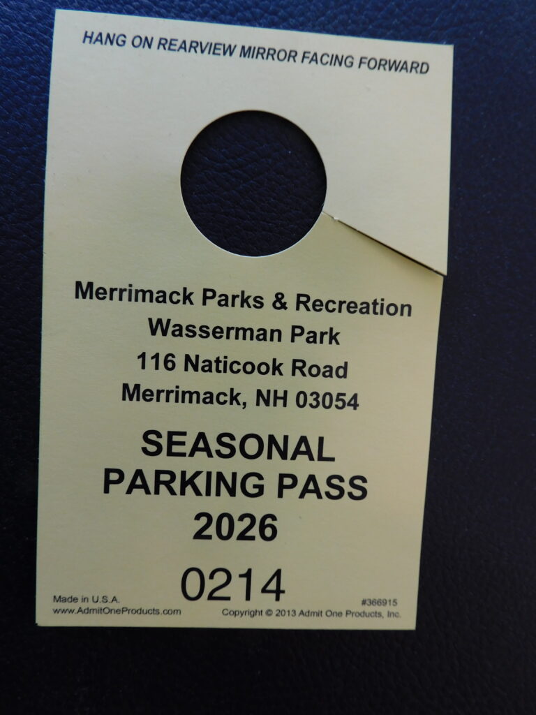 Wasserman Park Beach Parking Placard or Transfer Station Sticker is ...